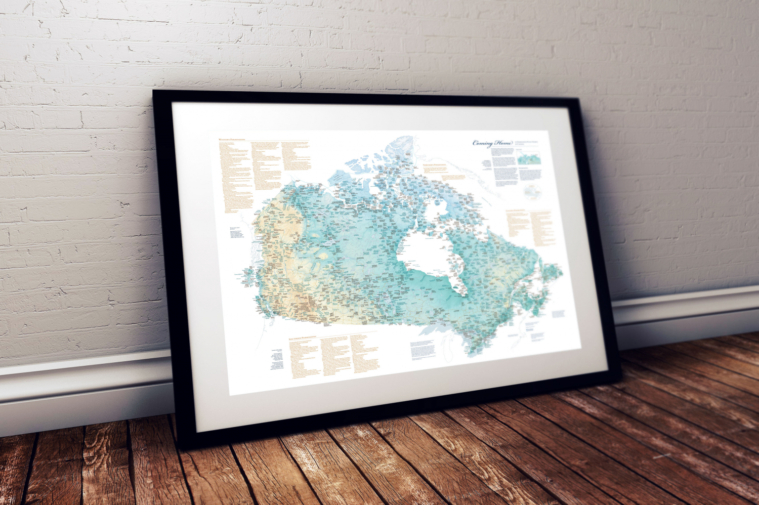 Indigenous Place Names in Canada Map